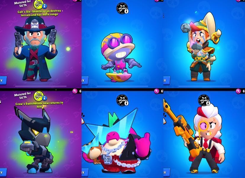 9 Legendary 28K Trophies 69/79 BRAWLS WITH GUNSLINGER COLT AND SURFER ...