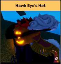 HAWK EYE'S HAT / HAWK EYE HAT / MIHAWK HAT - [GRAND PIECE ONLINE - GPO ...