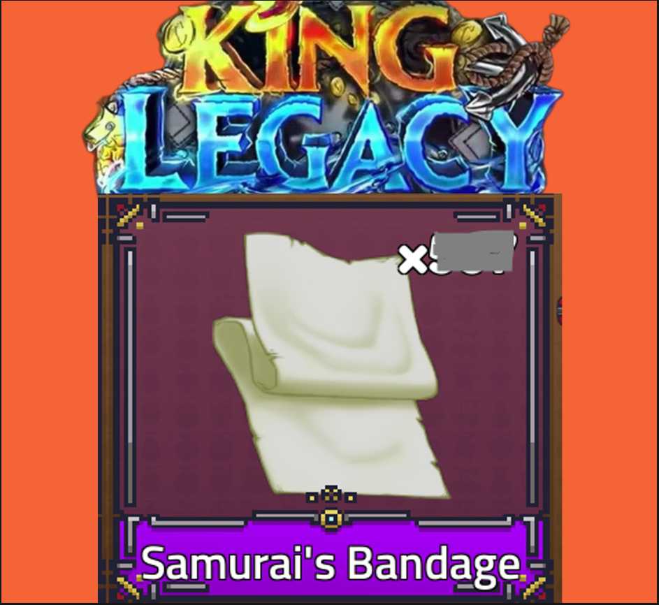 x21 Samurai Bandage - King Legacy