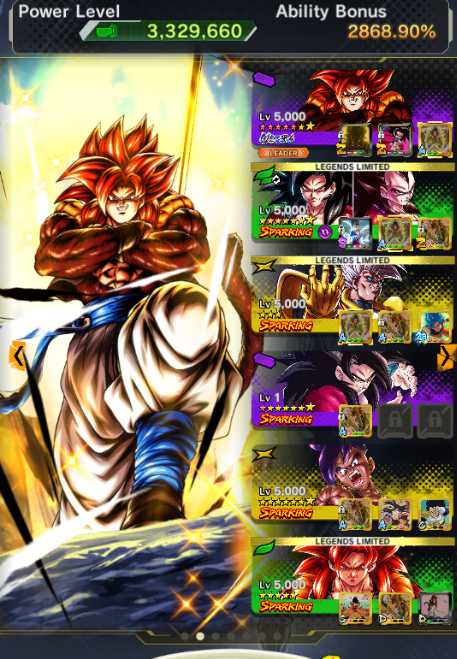N437 2 UL FUSION (SS4 Gogeta 12s + Vegito Blue 8s) Ultimate Gohan ...