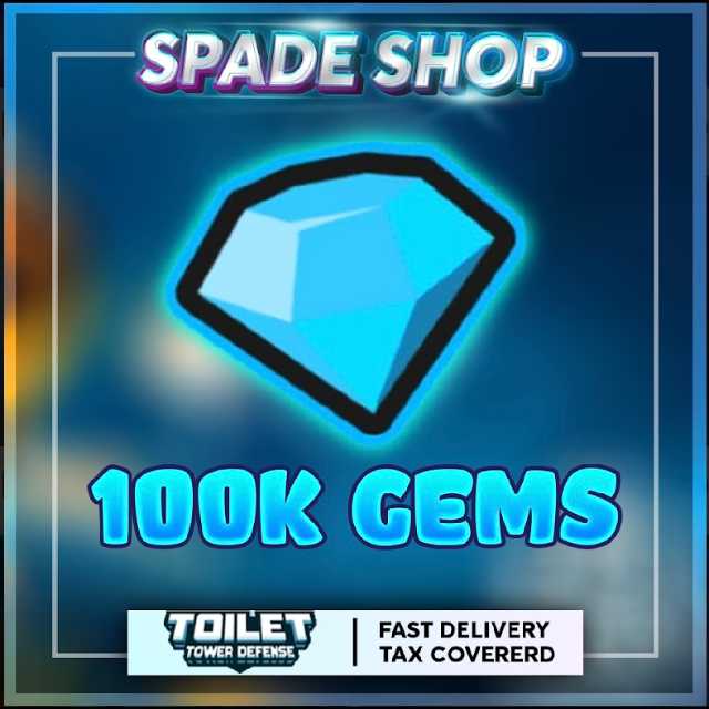 100k Gems Toilet Tower Defense TTD