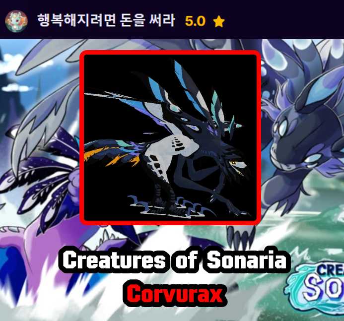 Creatures of Sonaria - Corvurax