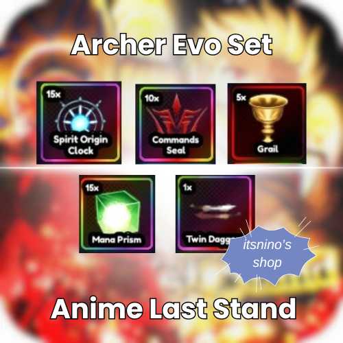 ARCHER EVO BUNDLE [Twin Daggers, Grail, Commands Seal, Spirit Origin ...