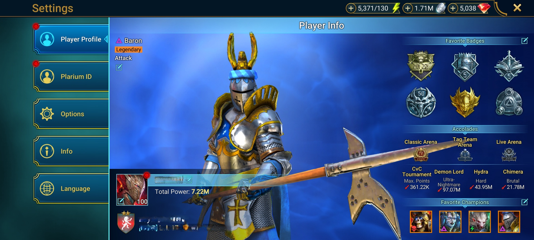 [1 Mythical Champions][7.22M] Embrys + 51 LEGENDARY (Titus,Baron,Yakarl ...