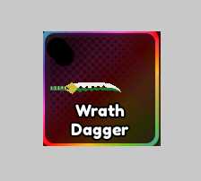 anime last stand : Wrath Dagger