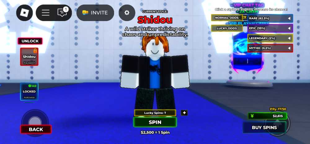 Blue Lock: Rivals | Shidou Style | Flow: Dribbler | 2 Mythic | Hand ...