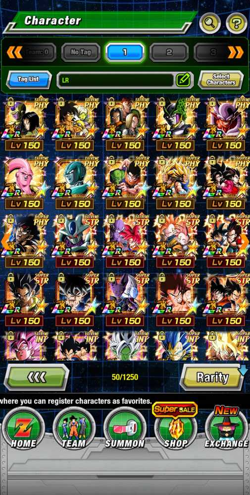 Monster Dokkan global with 1500 stones /50Lrs all New Lrs 8th ...