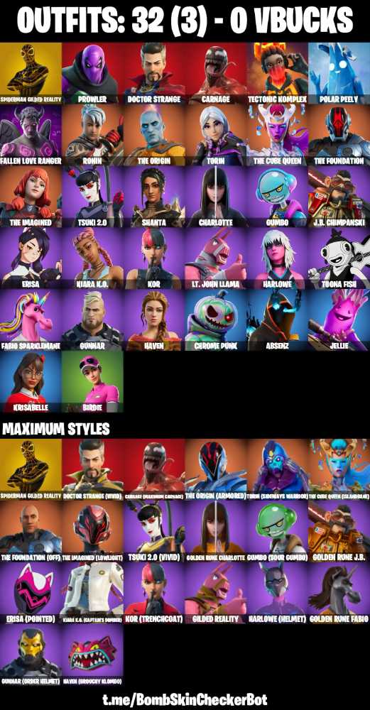 PC/PSN/XBOX/NINTENDO 32 SKINS SPIDERMAN GILDED REALITY STAR WAND ERISA ...