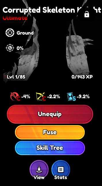 Corrupted Skeleton Knight | Anime Last Stand