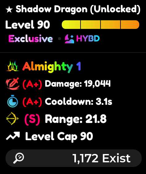 Anime Defenders | ALMIGHTY EVO Shadow Dragon KAFKA | GOOD STATS