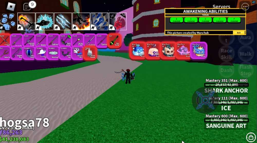 Shark V4 T10 - Level 2550 | Sanguine art | CDK | Shark anchor | Blox ...