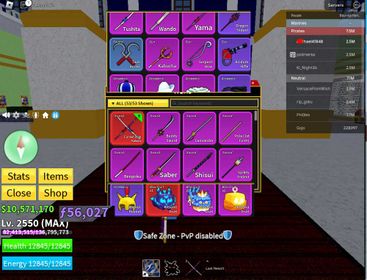 Blox Fruits / Kitsune-Venom-Shadow-Buddha Inventory / GHM / 21m Beli ...