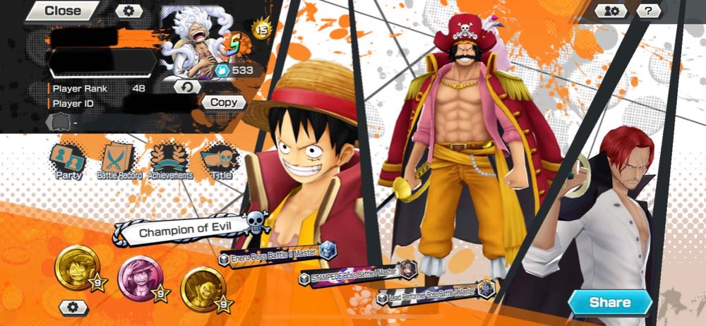 ️4 Extreme with Luffy Gear 5| Blue Shanks Max| Blue Luffy Max| Roger 80 ...