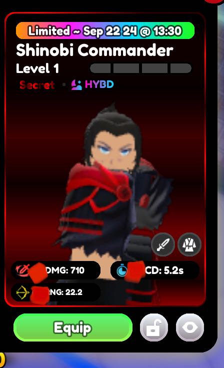 FAST DELIVERY | SHINOBI COMMANDER [Anime Defender]