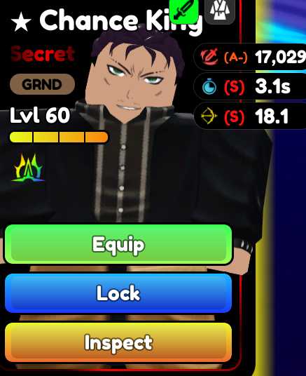 ANIME DEFENDERS - SECRET ALMIGHTY CHANCE TAKER [EVO] / HAKARI