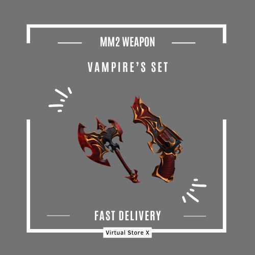 Roblox - Murder Mystery 2 - MM2 - Vampire's Set - Cheap And Fast Delivery!!