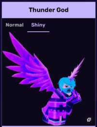 SHINY THUNDER GOD EVO - [ANIME DEFENDER - ROBLOX]