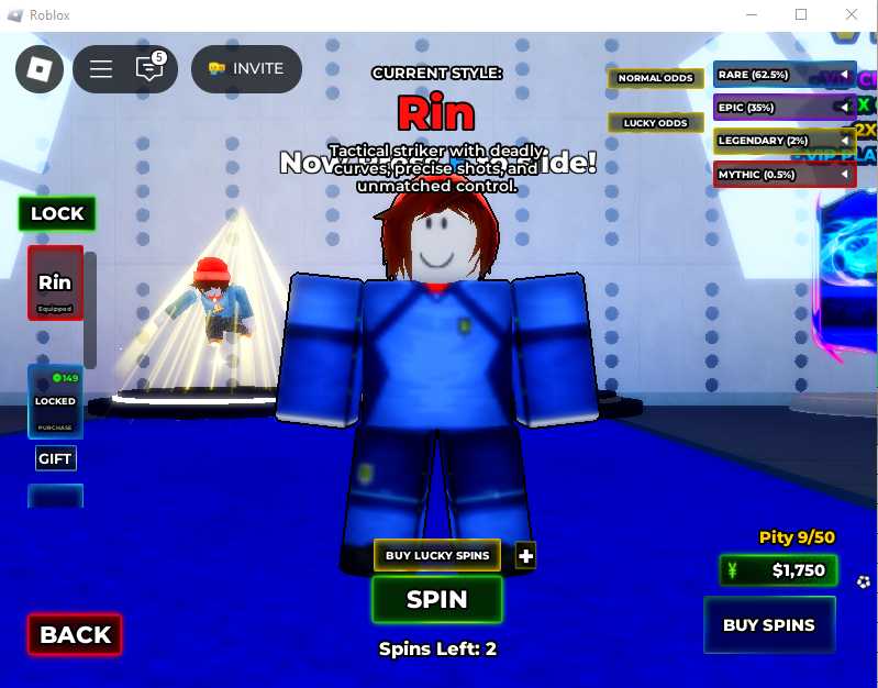 Mythic RIN Style | Blue Lock: Rivals | Unverified 13+ (GLOBAL ACCOUNT ...