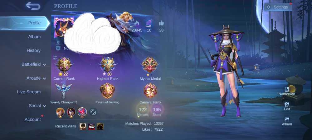 165 Skins. Fanny Skylark. 5 Epic. 1 Recall Epic and Others