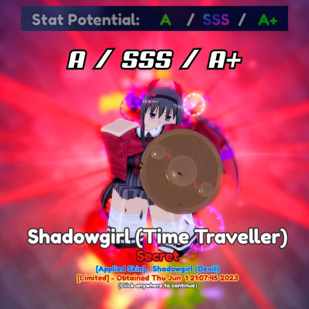Anime Adventure | Secret Homura Evo | Stat A / SSS / A+Anime Adventure ...