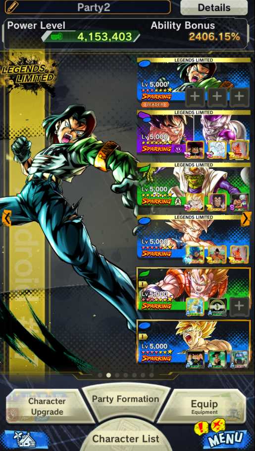 IOS+ Android-Account LF-Namek Goku 12 star-Android #17 10 Star+Pikkon 7 ...