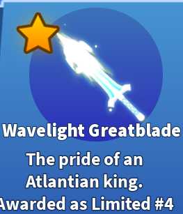 Blade ball wavelight greatsword and emote