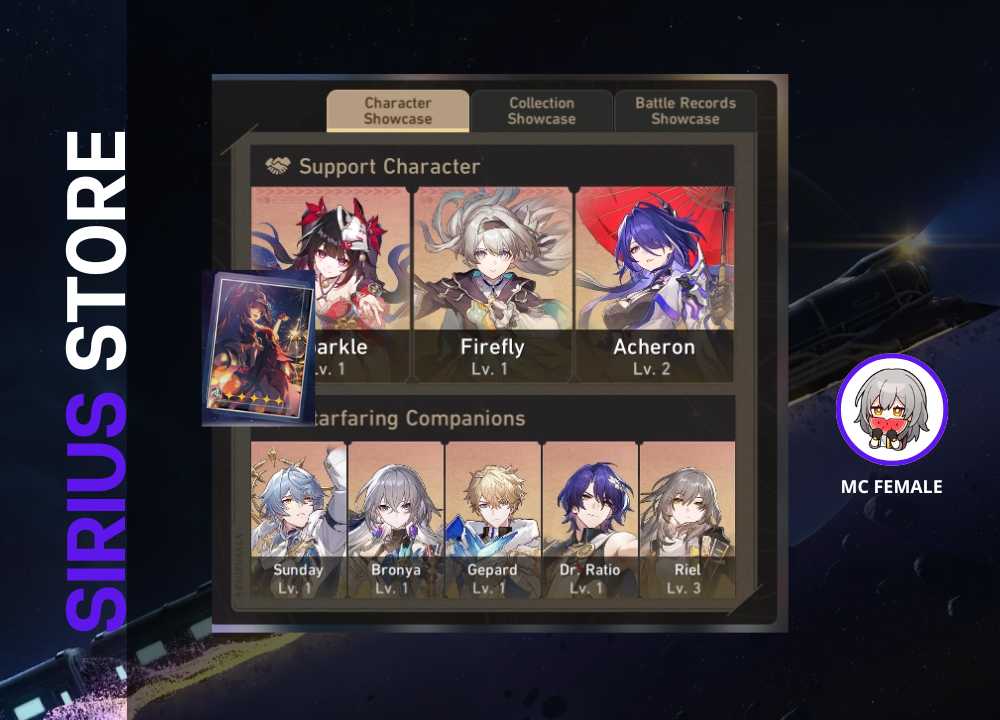 ASIA | TL 7 Sunday+Acheron+Firefly+Sparkle+(LC) Earthly Escapade+Bronya ...