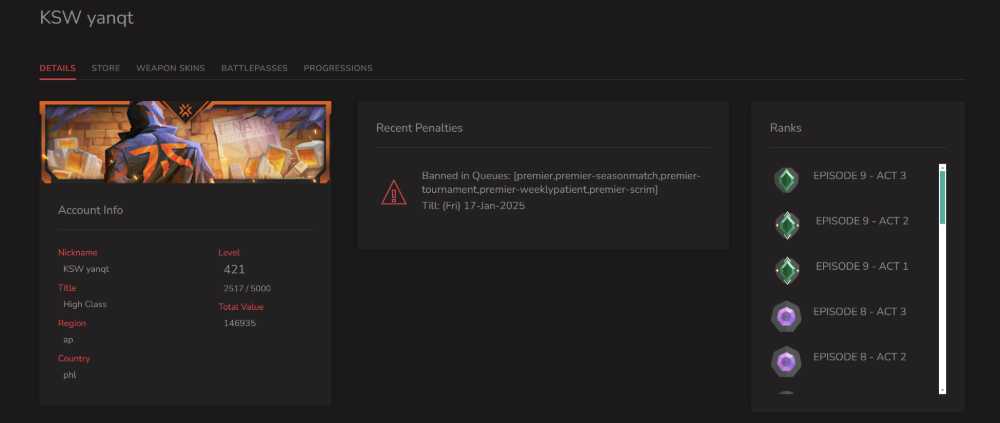 [AP - VMP881] 58 Premium Skins | SUPER STACKED | Ascendant 1 | Arcane ...