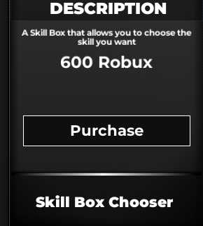 Skill Box Chooser Type Soul