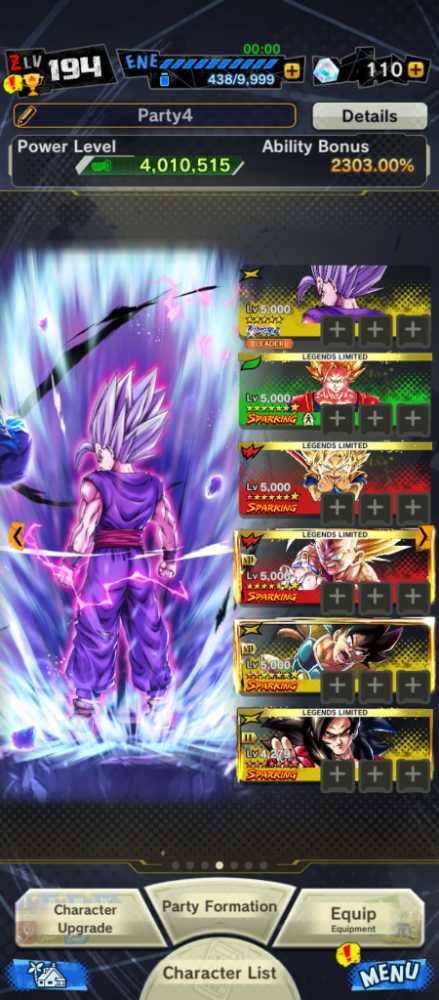 UL gohan beast+28 LL (ultimate gohan 10s+gohan pur+Gokubardock+Goku ...