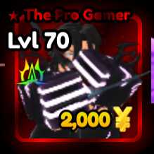 [SSS] Shiny The Pro Gamer with Almighty trait - Anime Defenders