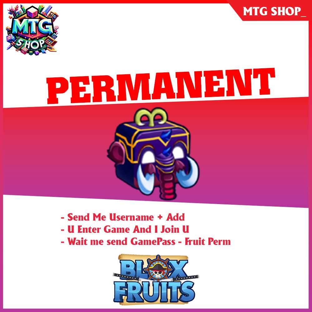 [ Blox Fruit ] Mammoth Perm
