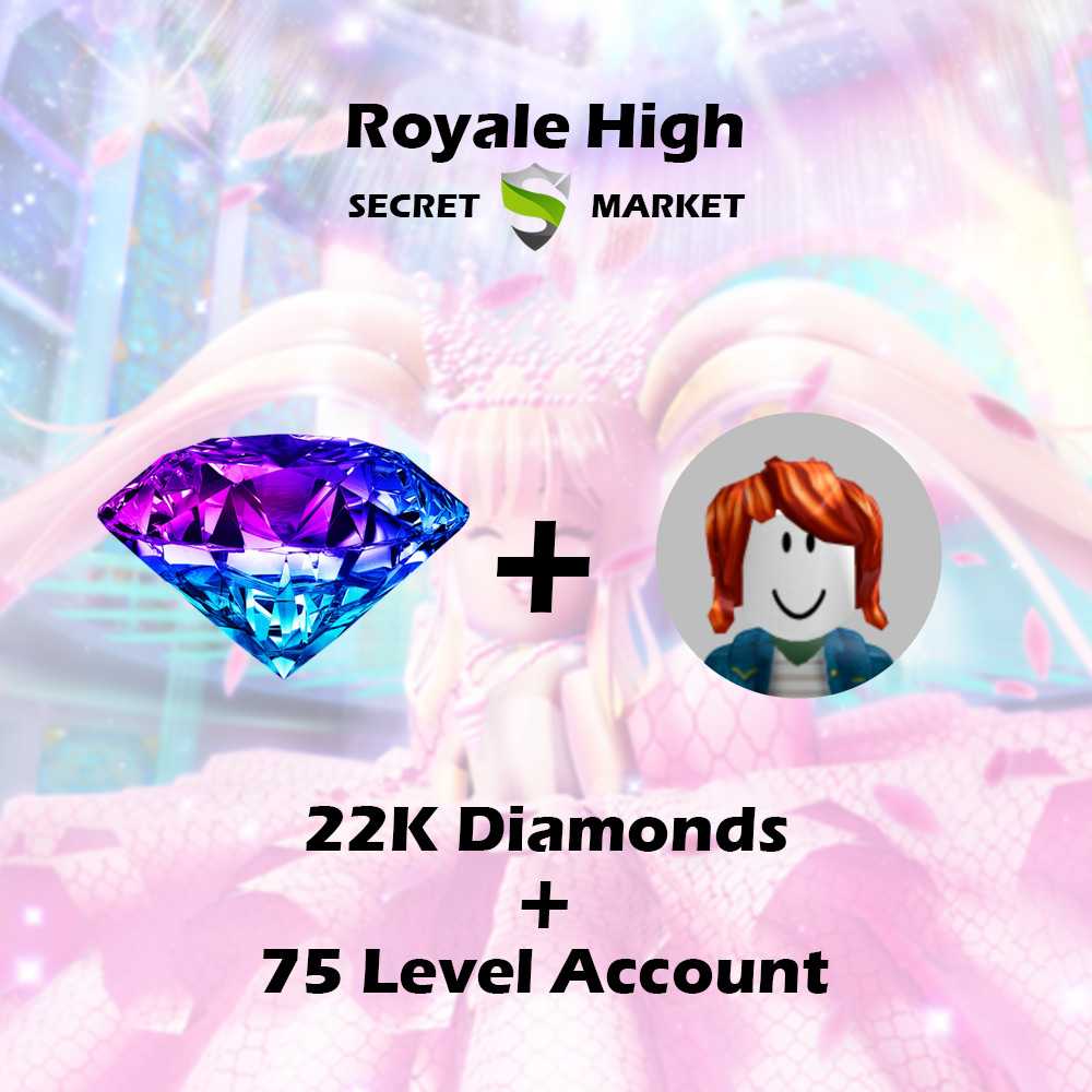 Roblox Royale High RH Level 75 Account Trade Hub Unlocked Unverified