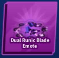 dual runic blade emote