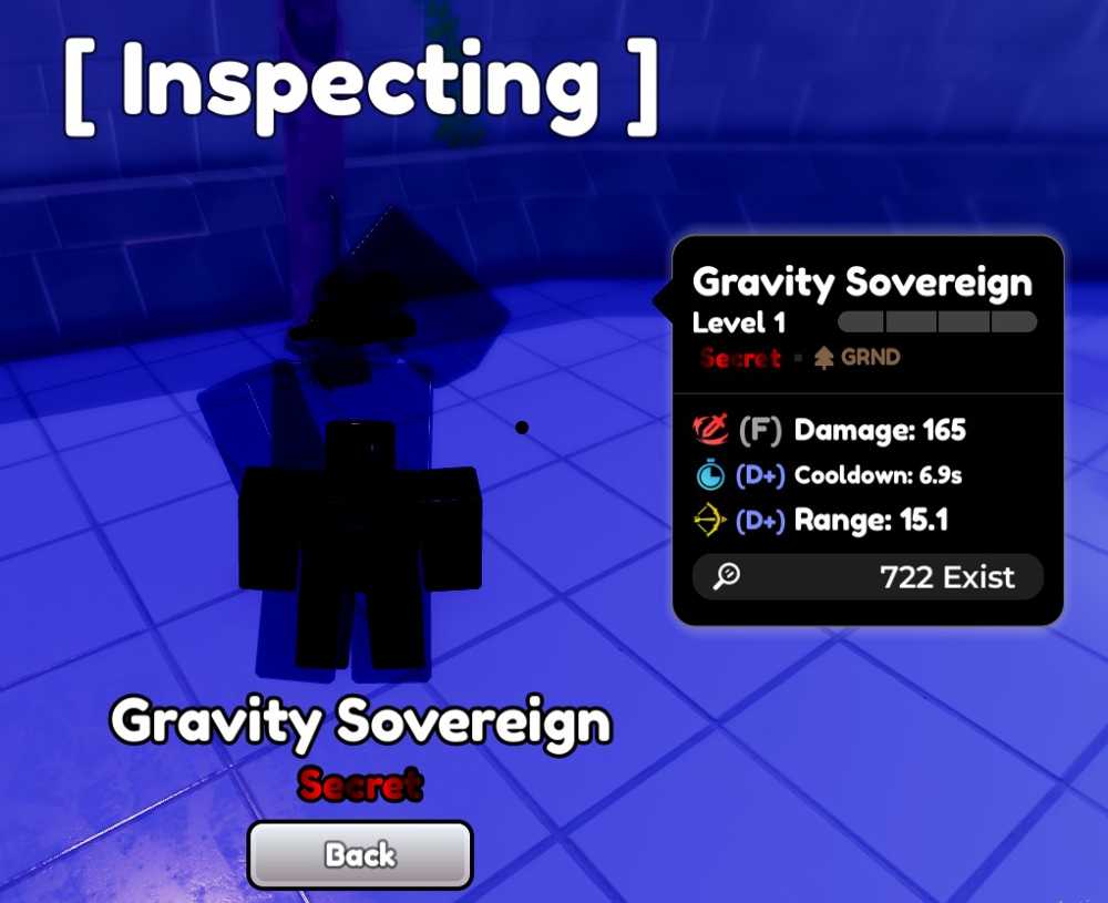 NEW GRAVITY SOVEREIGN LB UNIT INSTANT DELIVERY - ANIME DEFENDER ROBLOX