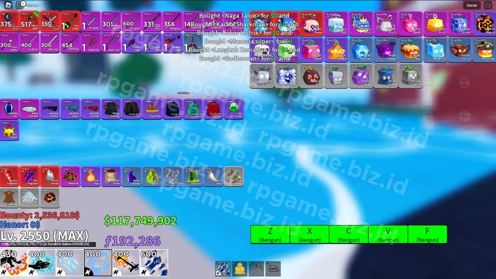 Blox Fruits Lv2550 Godhuman Cursed Dual Katana True Triple