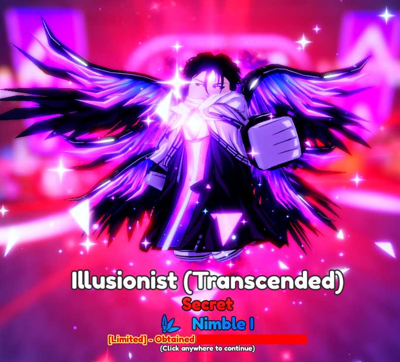 illusionist ( Transcended ) | Secret Aizen Anime Adventure Account