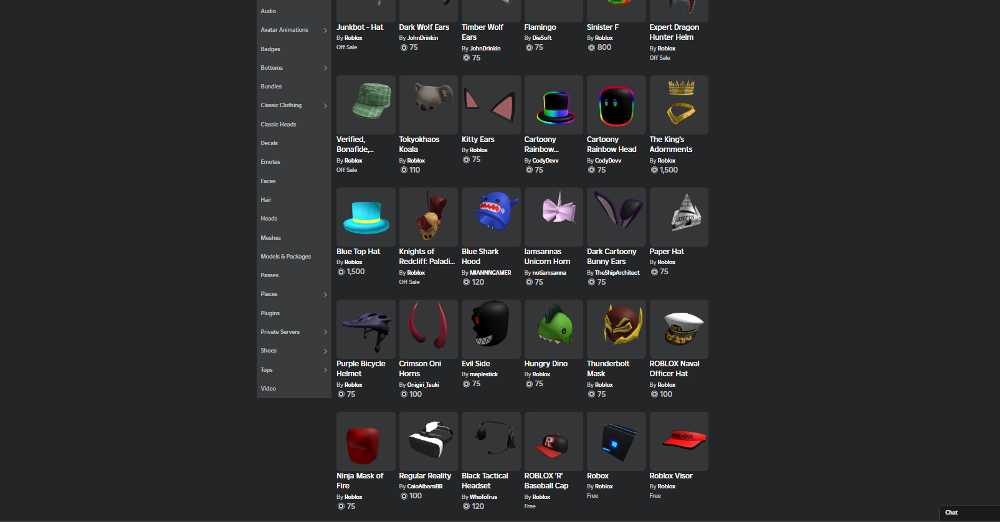 100% [Instant] [Roblox] 30+ Accessories and Bundles (The King's ...
