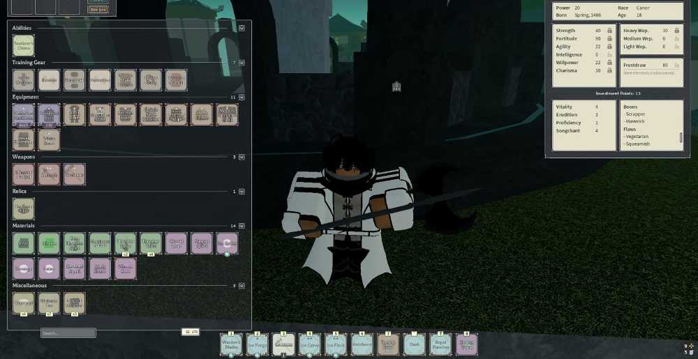 001 [Fast] [Deepwoken] Level 20 | Ice / Frost Gransudaruska PVE Build ...