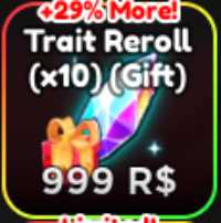 Anime Adventures I Trait Reroll x 100