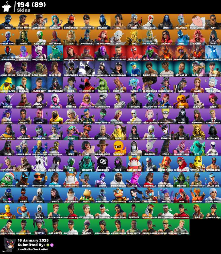 194 skins | Fixer | Fashion Banshee | Lina Scorch | Katalina | Game ...