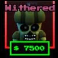 Five nights TD Phantom Withered Roblox