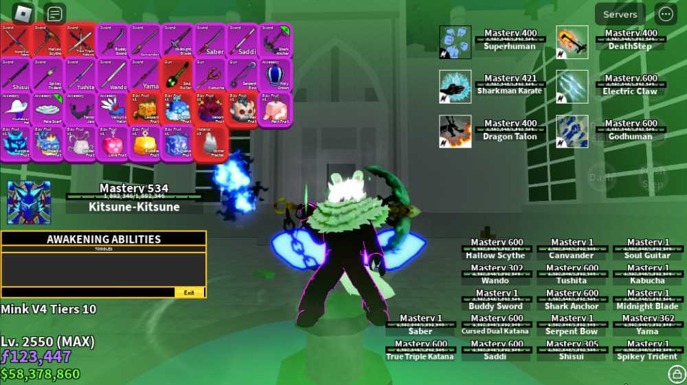 Instant Delivery | KITSUNE | Race Mink V4 All Gears Fully Upgraded ...