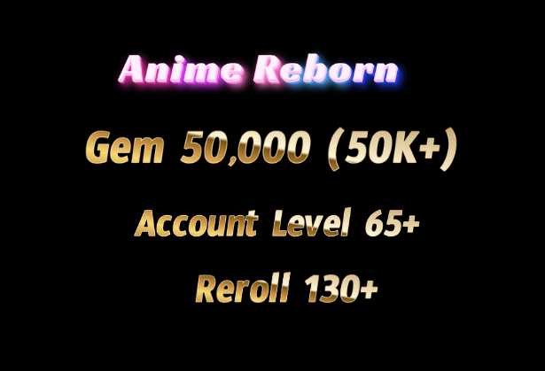 ID27| Gem 50000+(50K) | Level 65+| 130+Trait Reroll | Roblox Anime ...