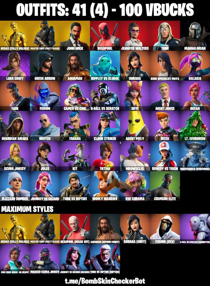 JOHN WICK+MASTER CHIEF(MATT BLACK)+MIDAS FULLY GOLDEN+DEADPOOL ...