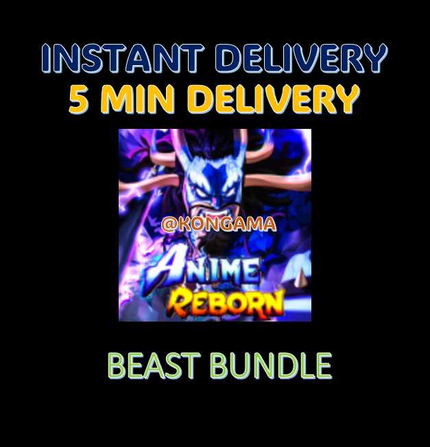 Anime Reborn Beast Bundle (INSTANT DELIVERY)