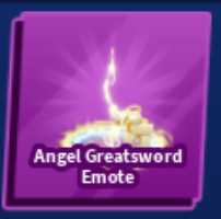 angel greatsword emote - blade ball