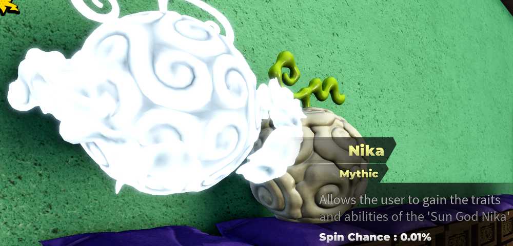 [Fruit Battlegrounds] Nika Fruit | Level 30 / 2593 Gems | Starter ...