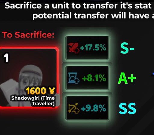 [INSTANT DELIVERY] Shadowgirl / Homura S-/A/SS STATS - ANIME ADVENTURE AA