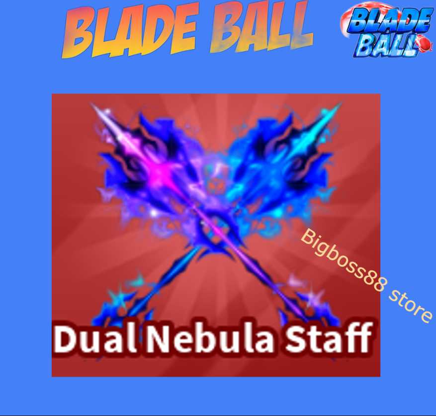Dual Nebula Staff - Blade Ball